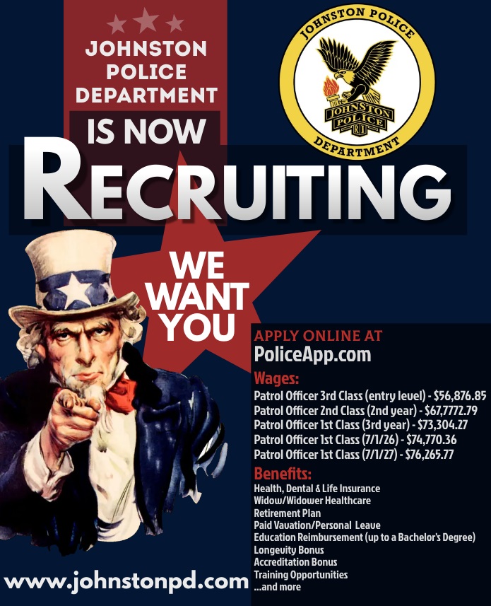Careers - Johnston Police Department